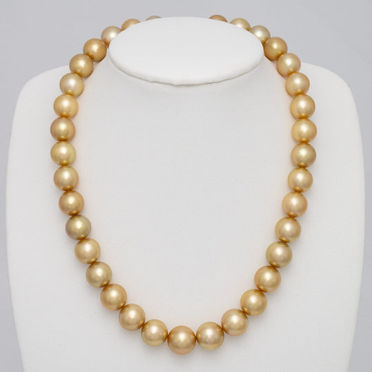 Golden Pearl Necklaces – Pearl Paradise