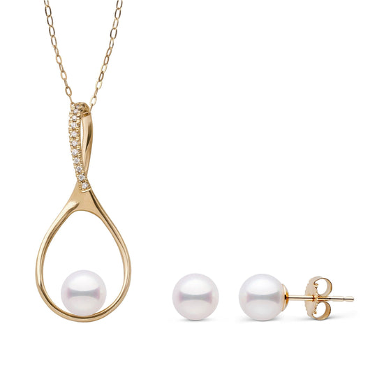 Akoya Pearl Sets | Necklace, Earrings & Bracelet | Pearl Paradise